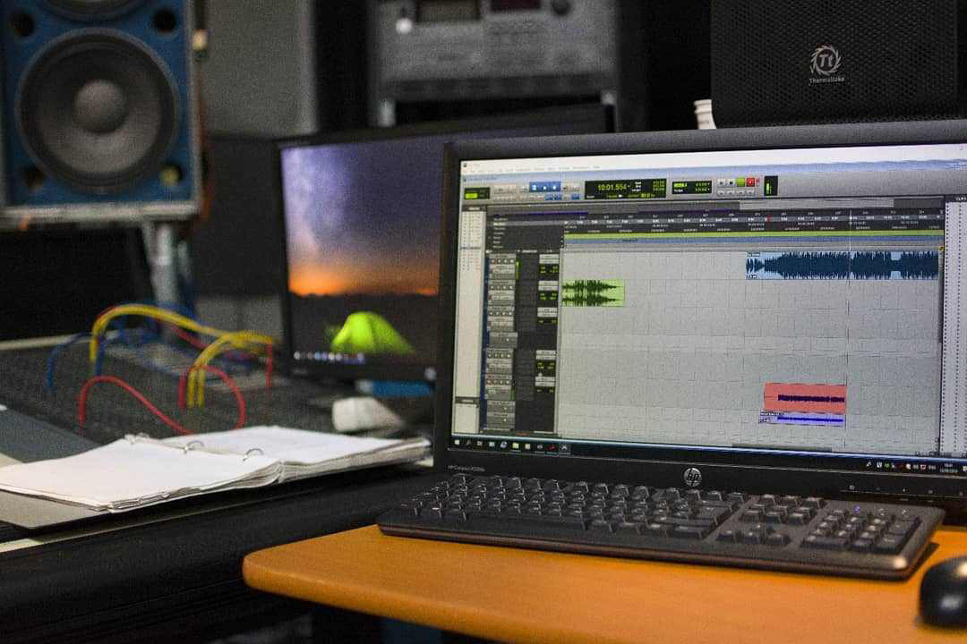 Studio, opnames bij Rewind Music Studio in Amsterdam Noord